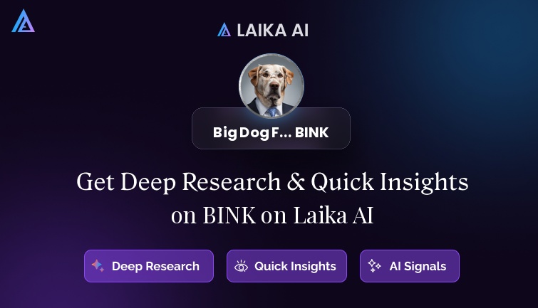 BINK Price Live - Big Dog Fink Charts & Crypto AI Analysis | Laika AI ...