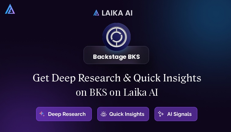 BKS Price Live - Backstage Charts & Crypto AI Analysis | Laika AI ...