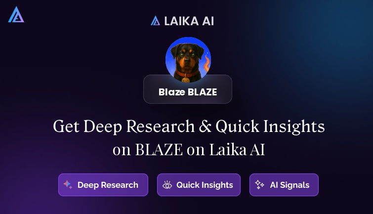 BLAZE Price Live - Blaze Charts & Crypto AI Analysis | Laika AI - Laika AI