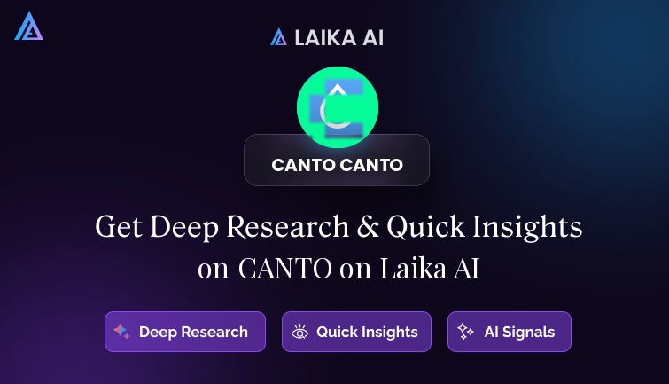 CANTO Price Live - CANTO Charts & Crypto AI Analysis | Laika AI - Laika AI