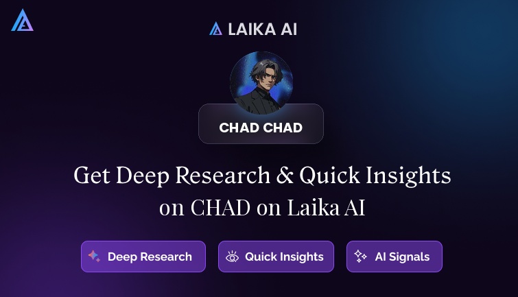 CHAD Price Live - CHAD Charts & Crypto AI Analysis | Laika AI - Laika AI