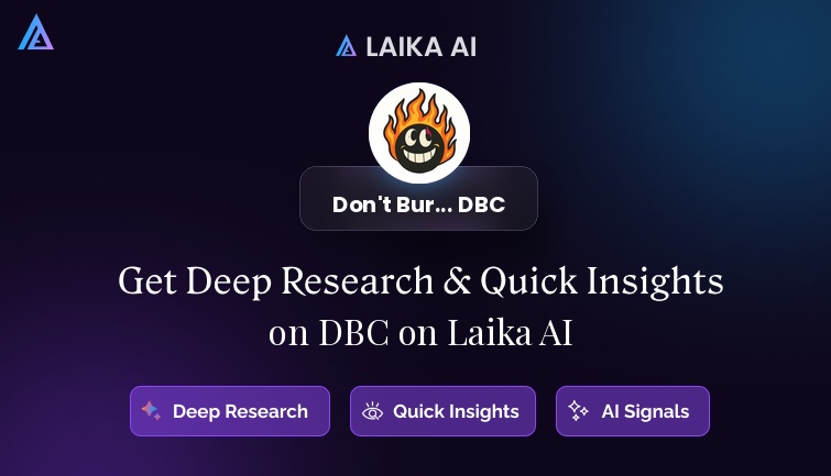 DBC Price Live - Don't Burn Capital Charts & Crypto AI Analysis | Laika ...