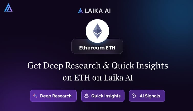 ETH Price Live - Ethereum Charts & Crypto AI Analysis | Laika AI - Laika AI