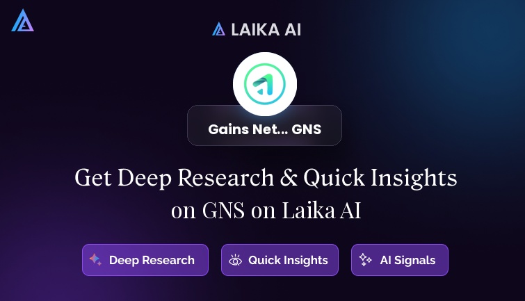 GNS Price Live - Gains Network Charts & Crypto AI Analysis | Laika AI ...