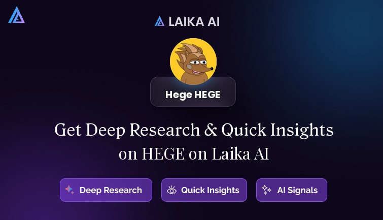 HEGE Price Live - Hege Charts & Crypto AI Analysis | Laika AI - Laika AI