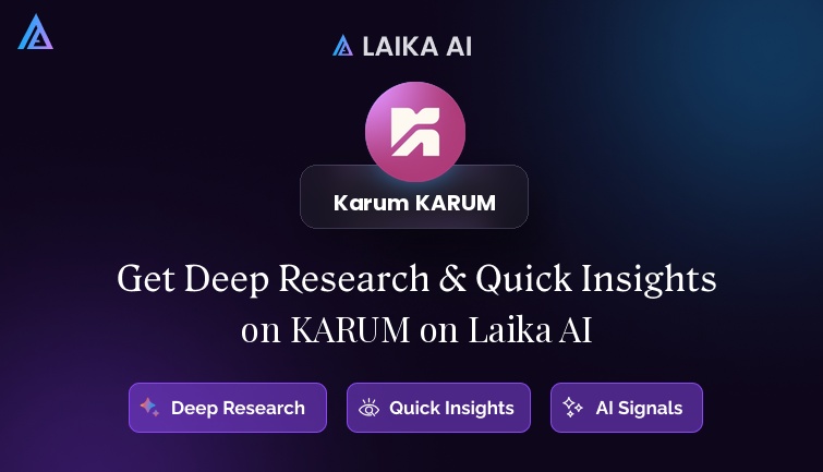 KARUM Price Live - Karum Charts & Crypto AI Analysis | Laika AI - Laika AI