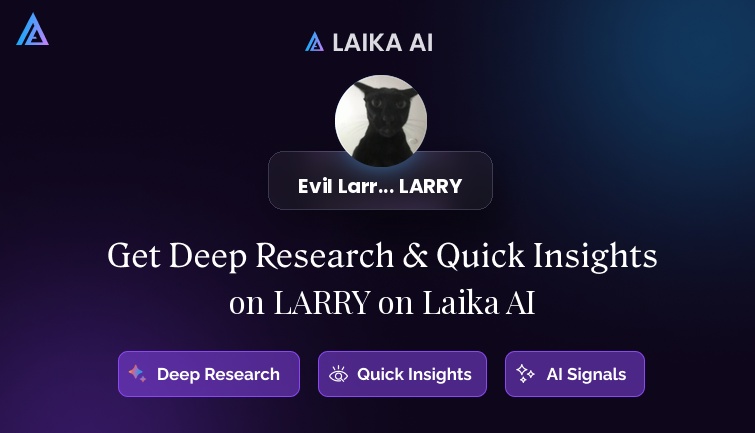 LARRY Price Live - Evil Larry Charts & Crypto AI Analysis | Laika AI ...