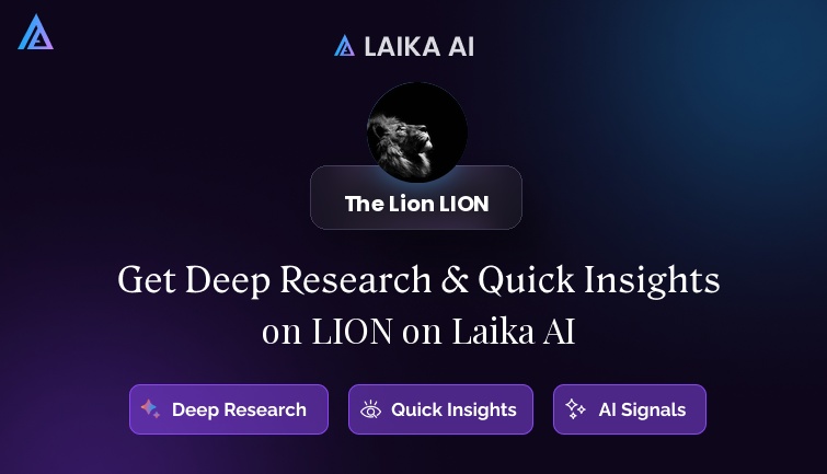 LION Price Live - The Lion Charts & Crypto AI Analysis | Laika AI ...