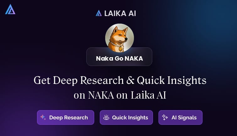 NAKA Price Live - Naka Go Charts & Crypto AI Analysis | Laika AI - Laika AI