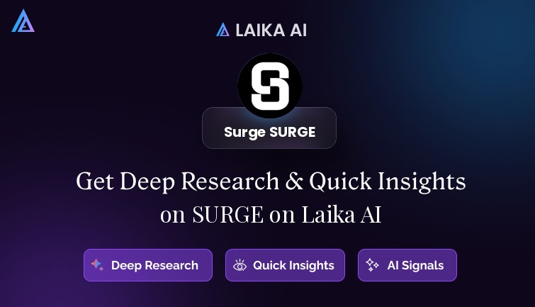 SURGE Price Live - Surge Charts & Crypto AI Analysis | Laika AI - Laika AI