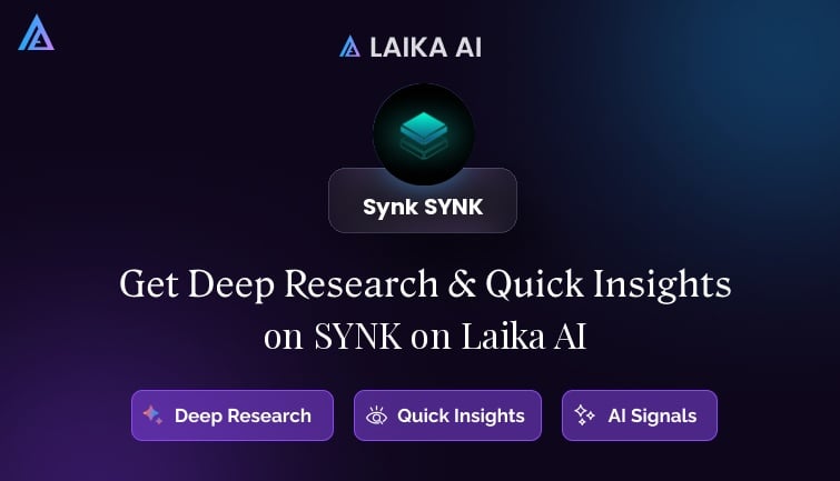 SYNK Price Live - Synk Charts & Crypto AI Analysis | Laika AI - Laika AI