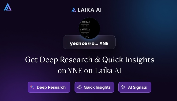 YNE Price Live - yesnoerror Charts & Crypto AI Analysis | Laika AI ...